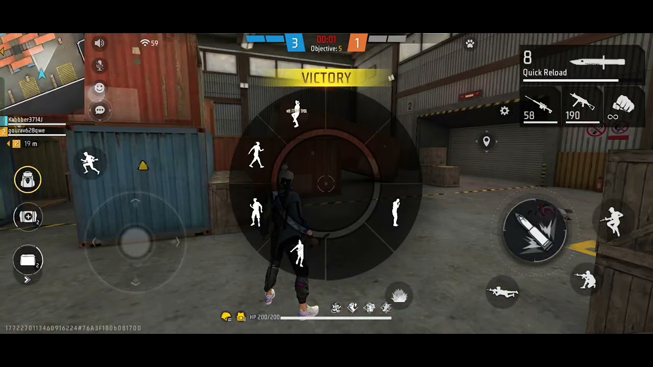 free fire victory in lone wolf - YouTube