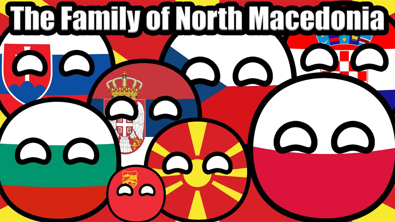 Family of North Macedonia - Countryballs - YouTube