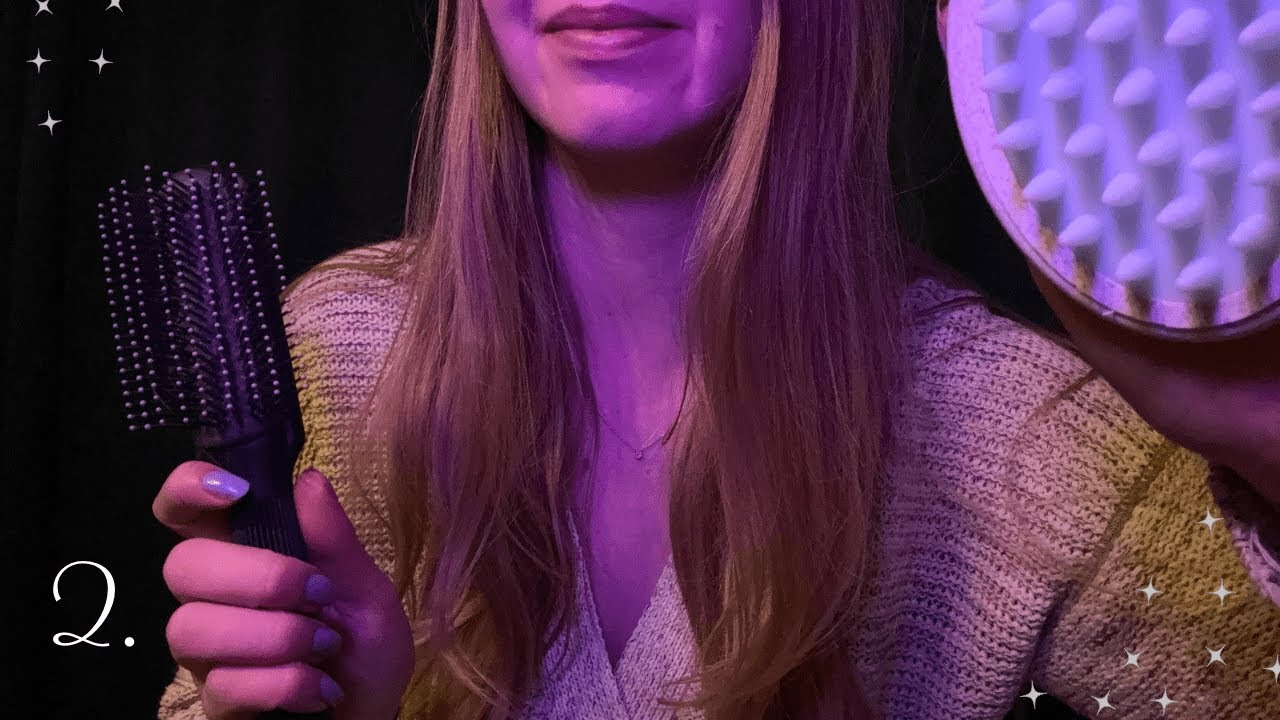 ASMR - Brushing your hair & heavenly head massage 💆🏼‍♀️😴 - YouTube