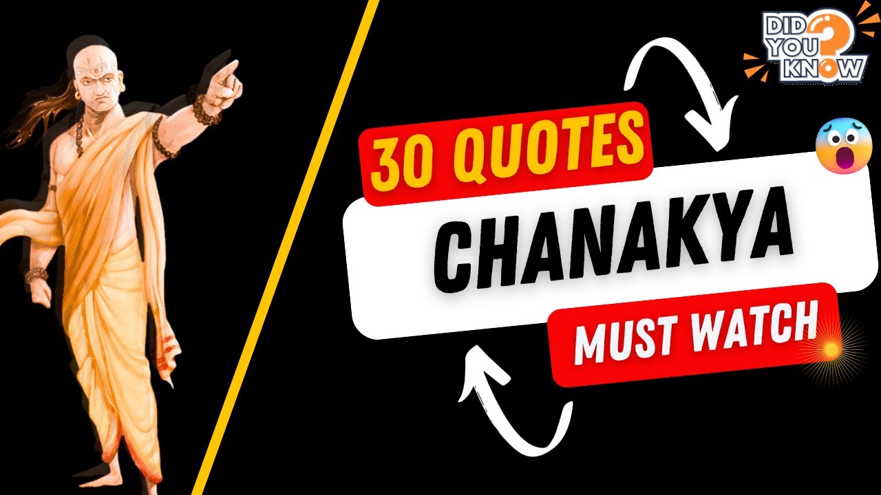 Chanakya Dialogues !! Chanakya !! Chanakya Quotes In English ...