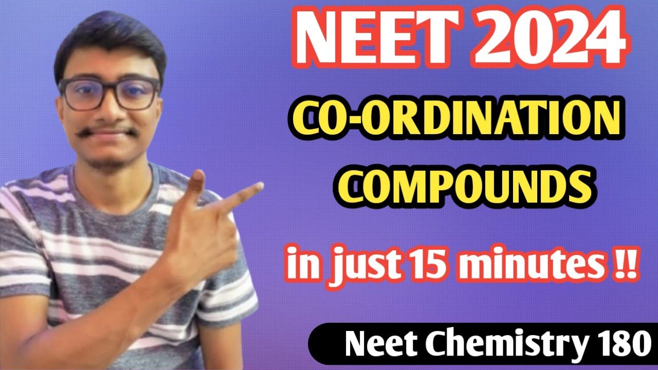 coordination compounds class 12/ neet 2024 - YouTube