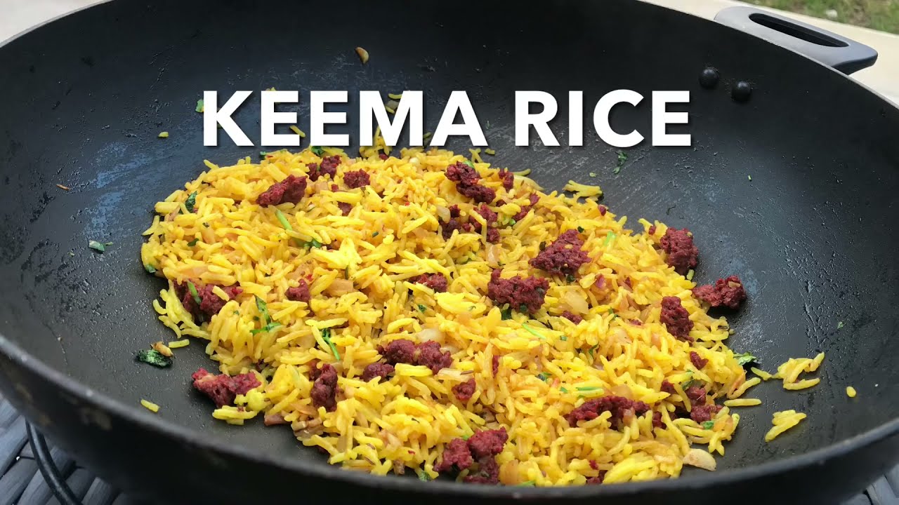 Keema Rice Indian Restaurant Style Recipe | Keema Fried Rice | BIR ...