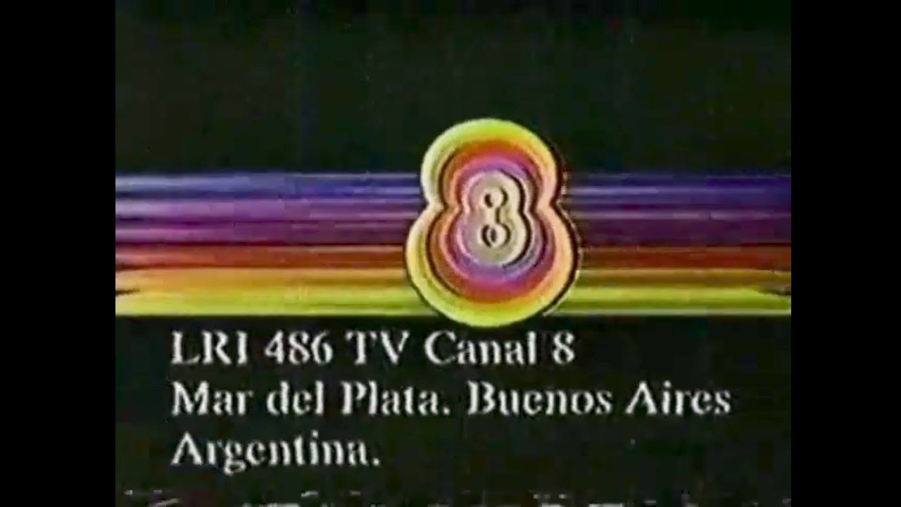 ID de LRI 486 TV Canal 8, Mar del Plata, Argentina (1988) (Locución de Ernesto Frith) - YouTube