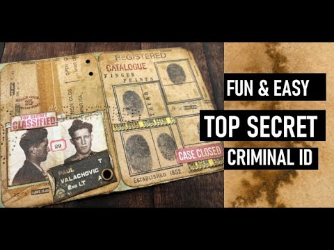 TOP SECRET: CRIMINAL ID PASSPORT: FUN AND EASY! - YouTube