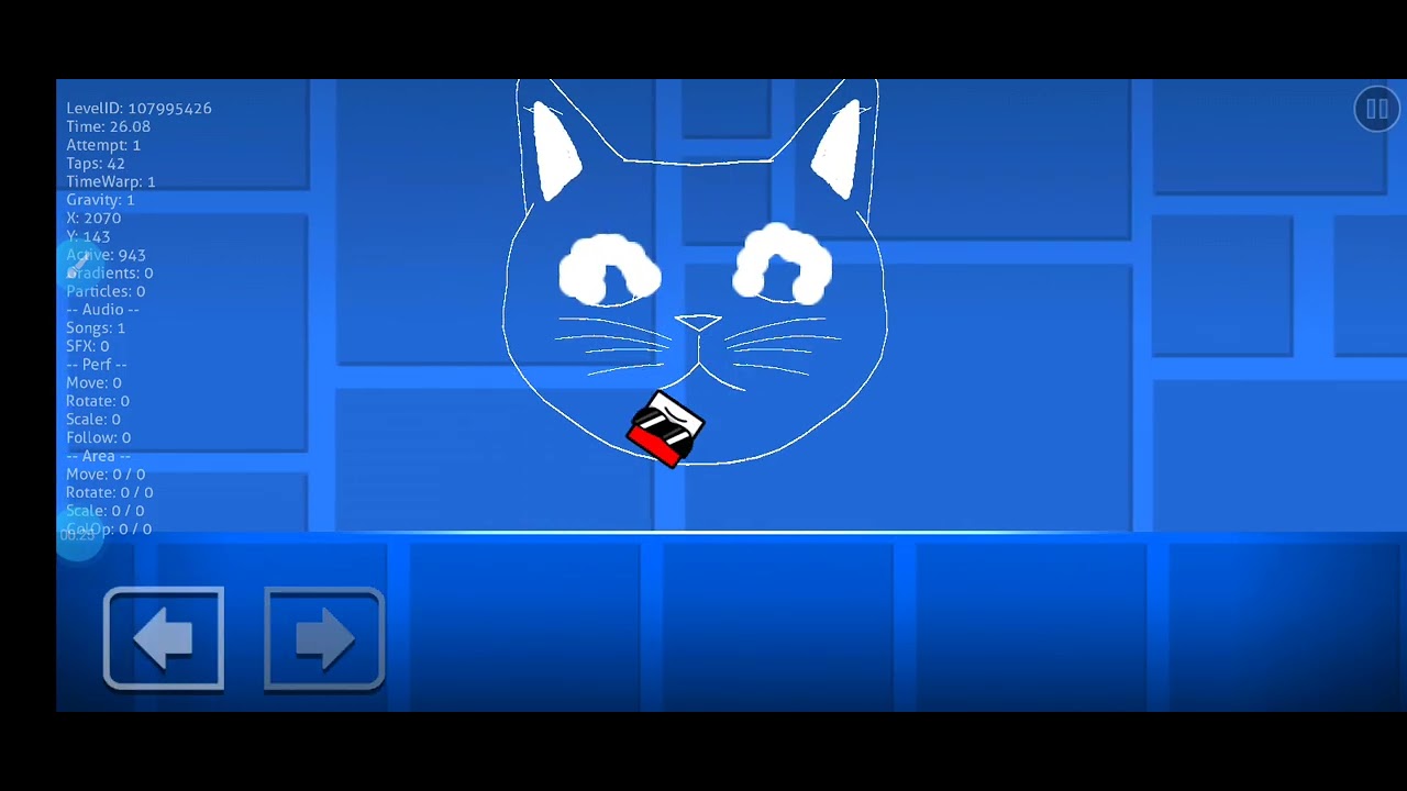 Cat 😺 in geometry dash. - YouTube