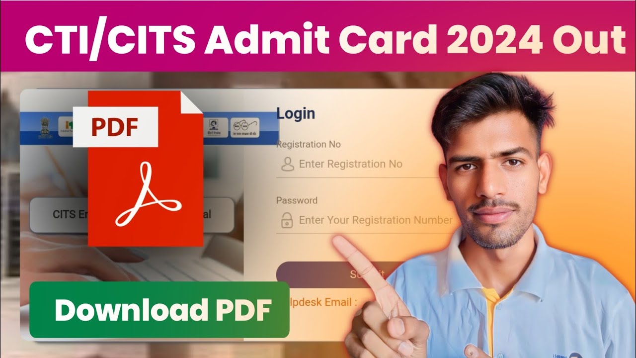 CTI/CITS Admit Card 2024 Out | CITS Admit Card Download kaise kare # ...