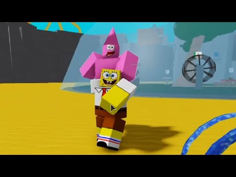 ROBLOX game SpongeBob and Patrick Star are good friends chase me - YouTube