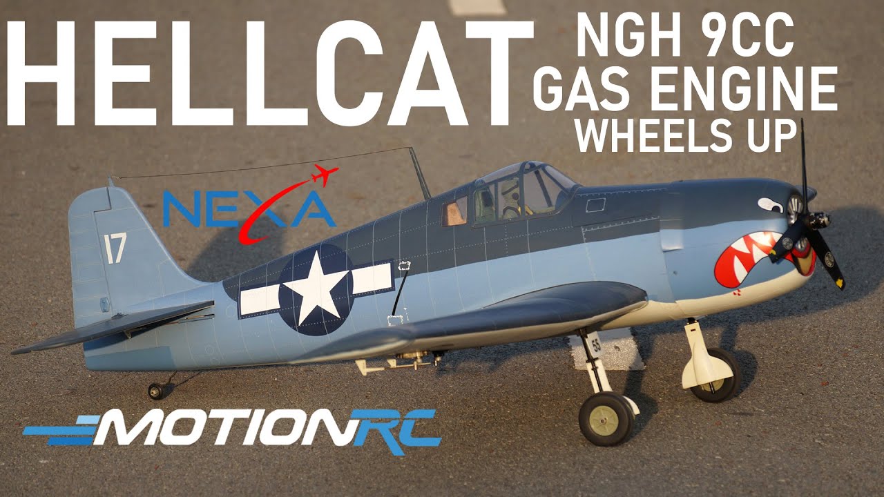 Performance Flight of the Nexa Hellcat with NGH Gas Engine | Motion RC ...