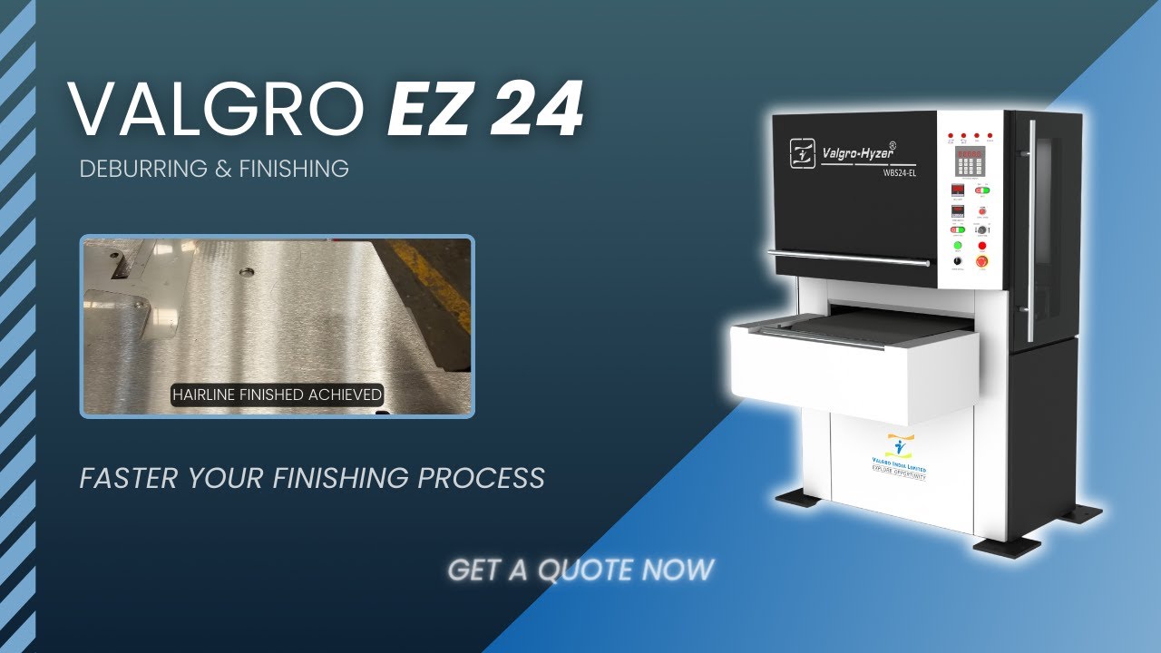 Multiple component Valgro EZ 24 deburring and finishing machine for ...