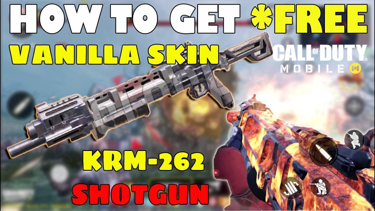 *NEW FREE* UPCOMING VANILLA GUN // HOW TO GET VANILLA KRM-262 SHOTGUN ...