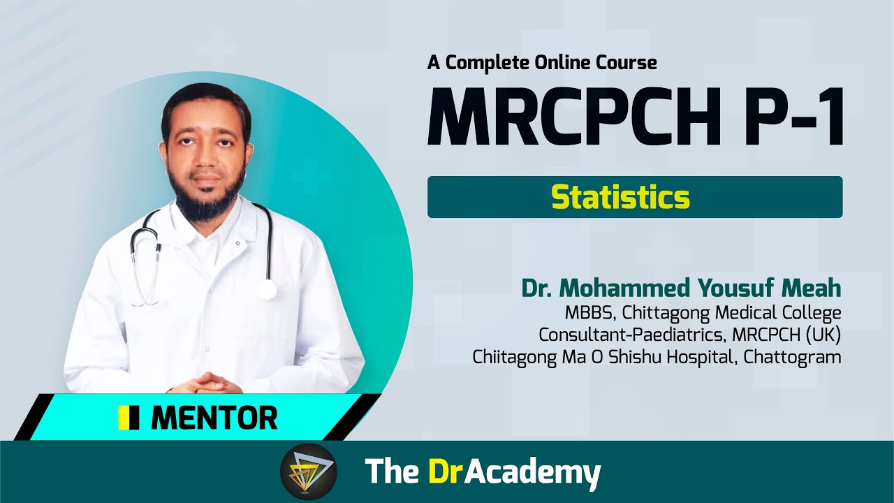 MRCPCH Part-1 | Online Exam Preparations # Statistics | Dr. MD. Yousuf ...