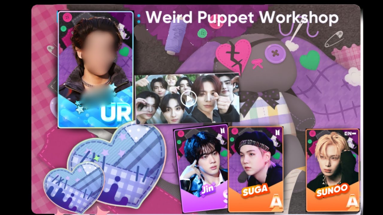 [Rhythm Hive] Weird Puppet Workshop part 1 💜🧶+ Engene Anniversary - YouTube