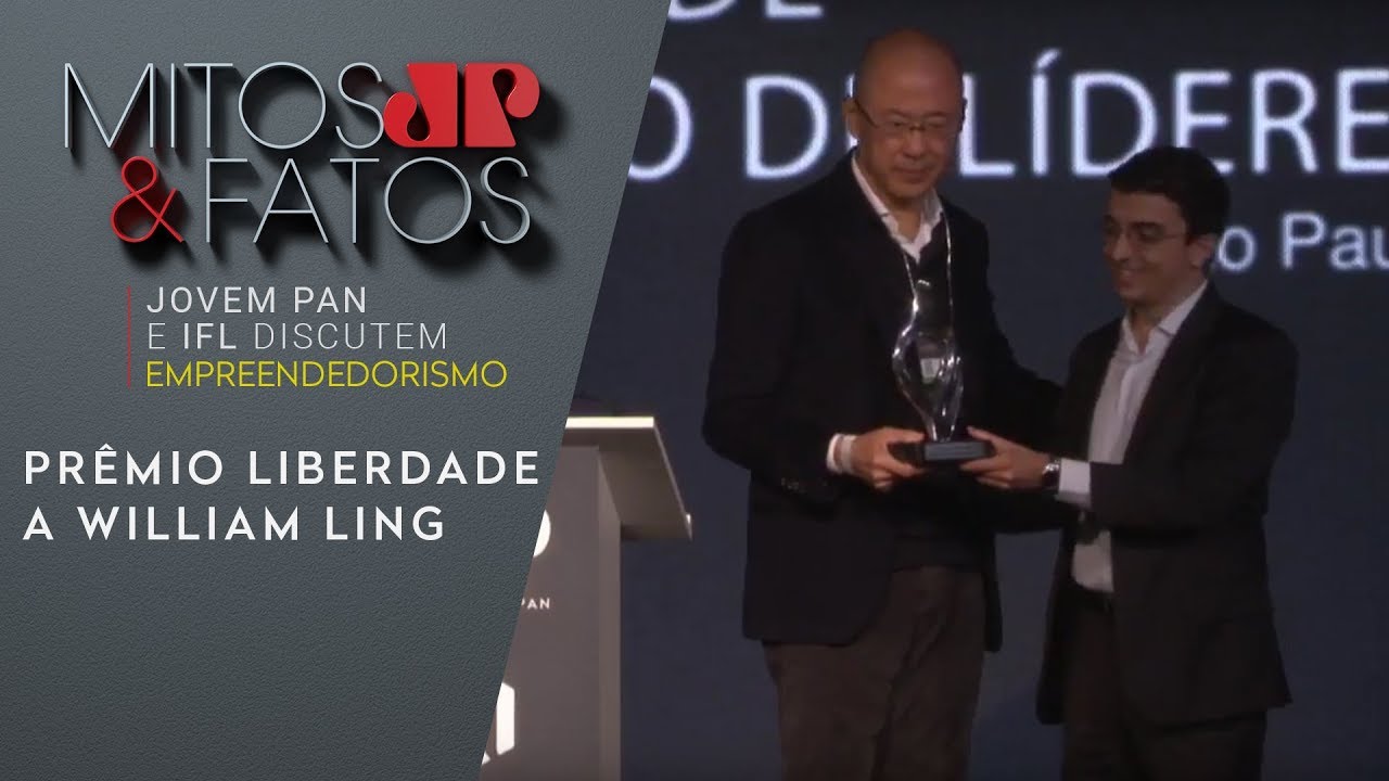 IFL entrega o Prêmio Liberdade a William Ling do Grupo Évora - YouTube