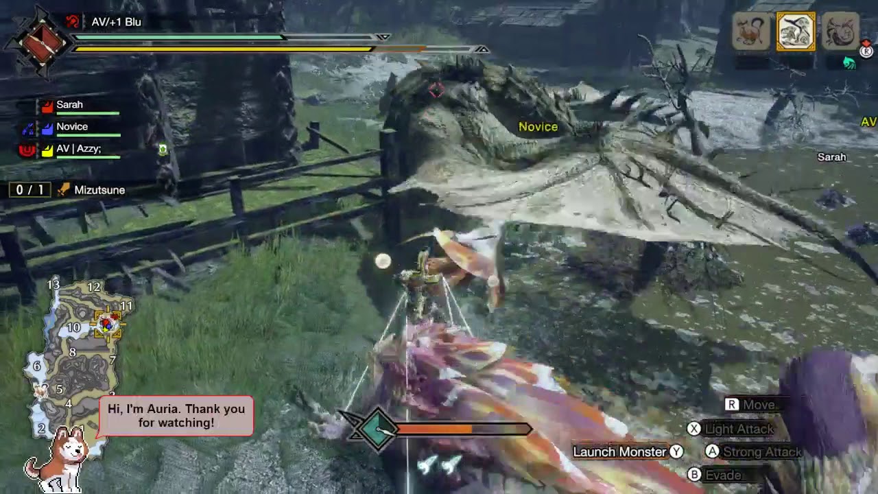 [Monster Hunter Rise] mounting battle - YouTube