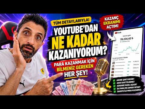 YOUTUBE’DAN PARA KAZANMAK İÇİN BİLMENİZ GEREKEN HER ŞEY! 💰
