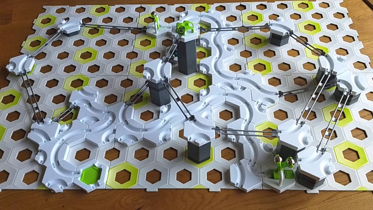 Gravitrax Simple track, XXL and scoop expansion - YouTube