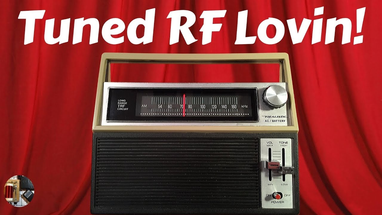 Realistic Long Range TRF 12-655 Classic AM Radio Review - YouTube