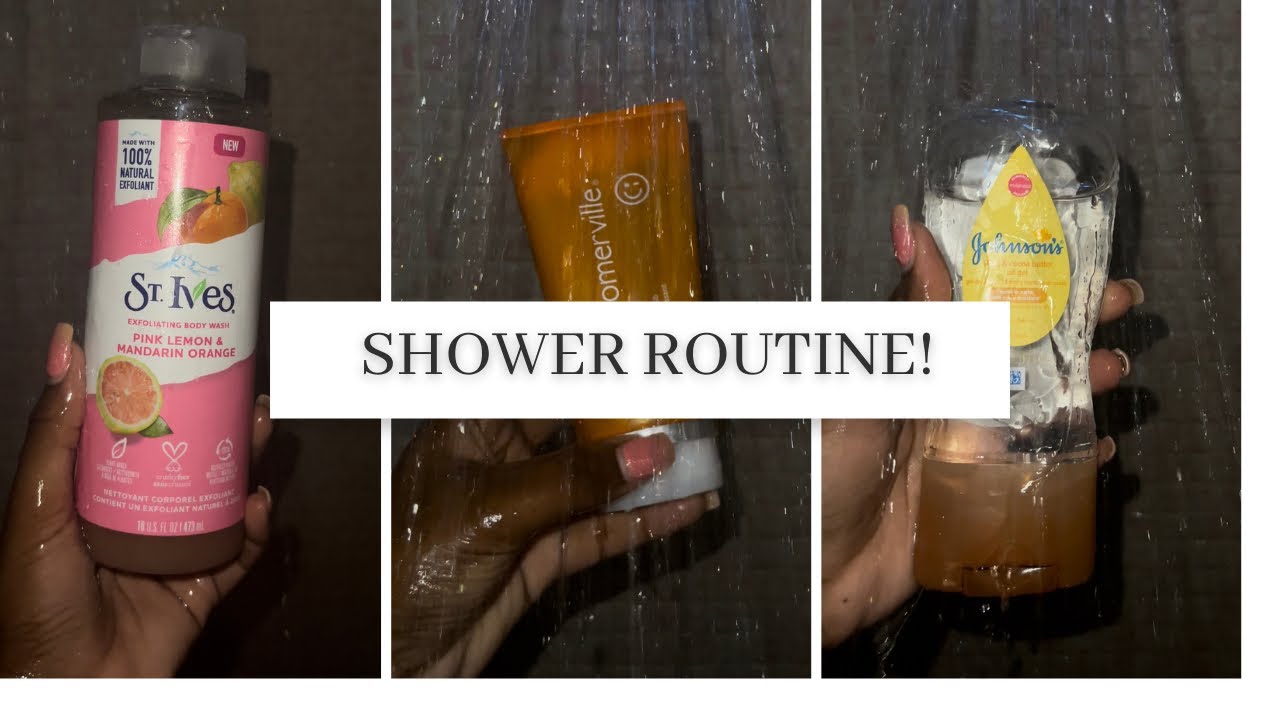 MY SHOWER & BODY CARE/SKIN ROUTINE + SMOOTH SKIN + SMELLING GOOD! - YouTube
