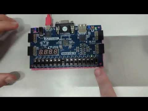 8-bit 2-Input Adder Demonstration on Basys 3 FPGA Board. - YouTube