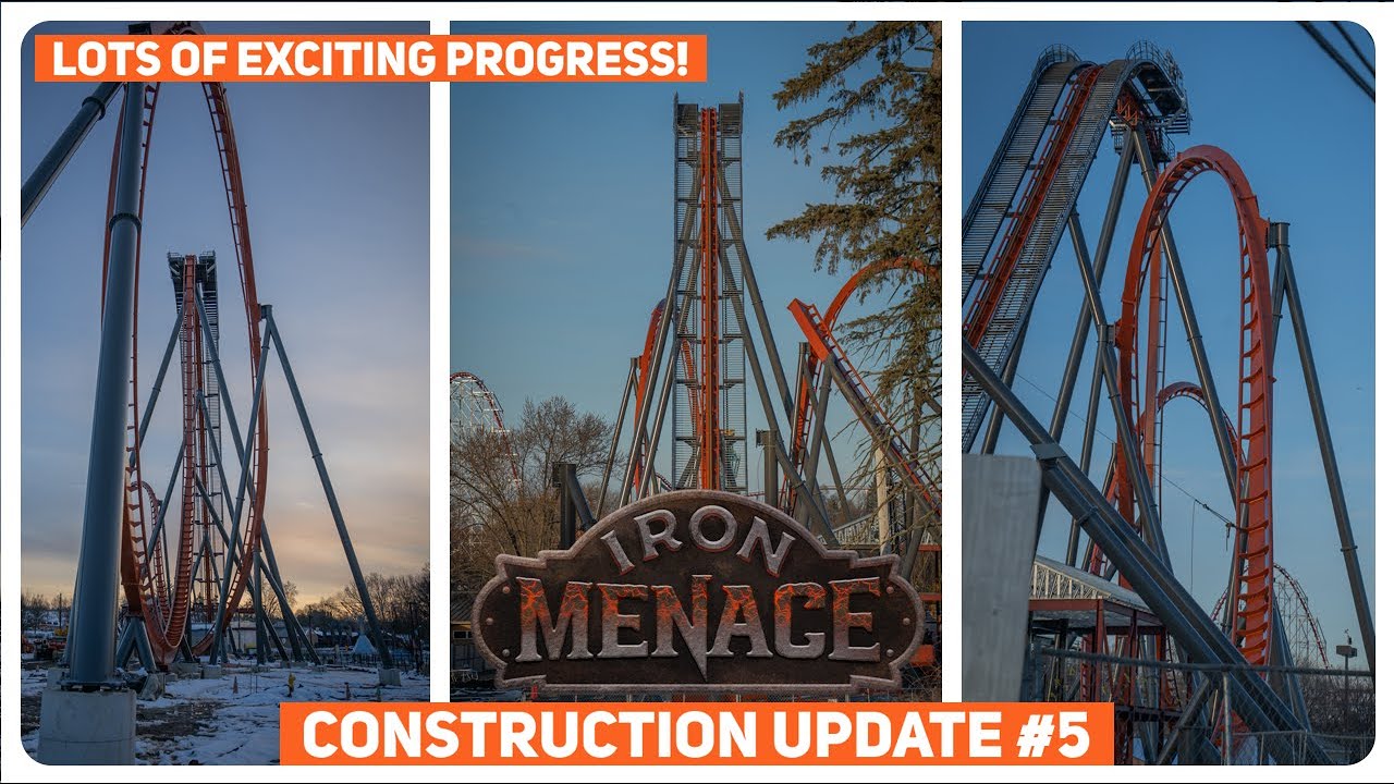 Iron Menace Construction Update #5 - Completed Immelman, Zero G Roll ...