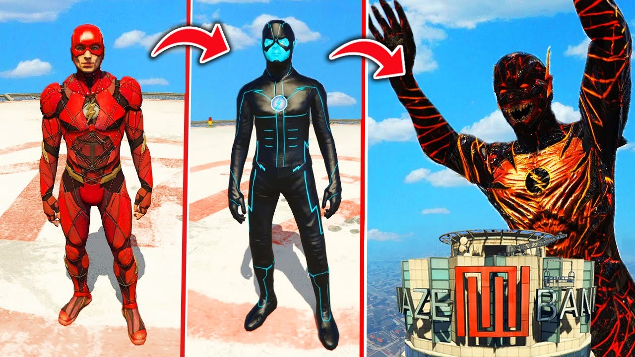 Upgrading FLASH Into FLASH GOD in GTA 5! - YouTube