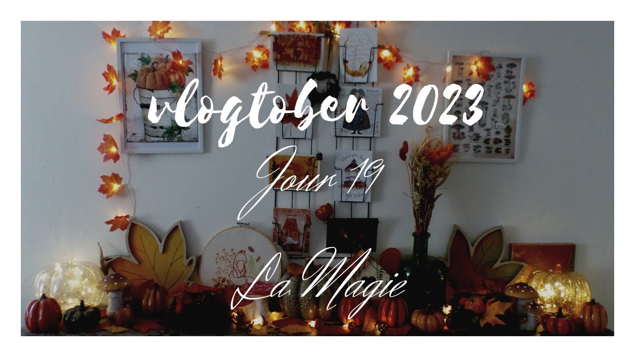 Vlogtober jour 19 La Magie - YouTube
