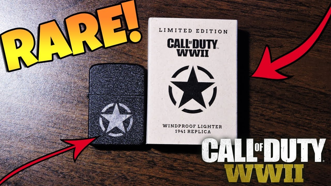 LIMITED EDITION COD WW2 ZIPPO LIGHTER! (UNBOXING) - YouTube