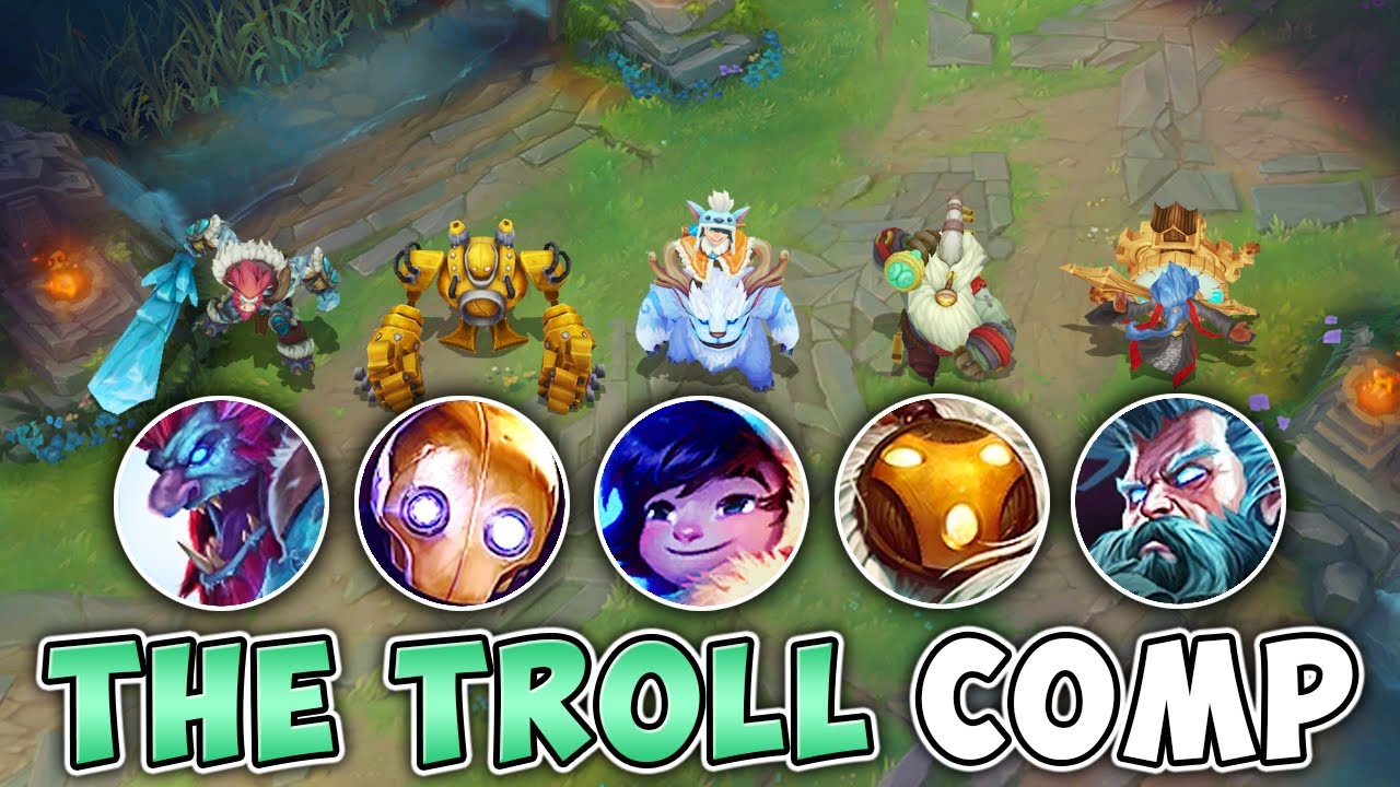 WE PLAYED THE 5 MOST TROLL CHAMPIONS IN THE GAME! (YOU WON'T BELIEVE ...