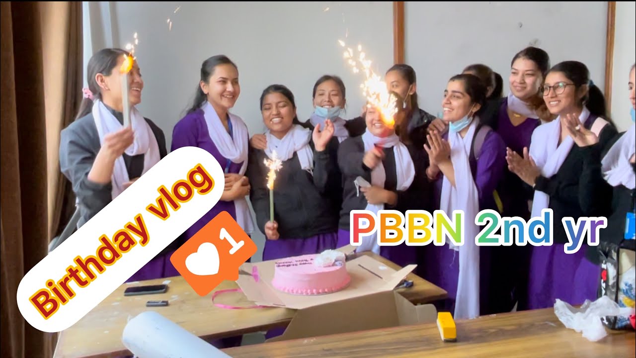 PBBN 2nd year & Birthday vlog special🤗🎉 || Nursing || Birthday party 🥳 ...