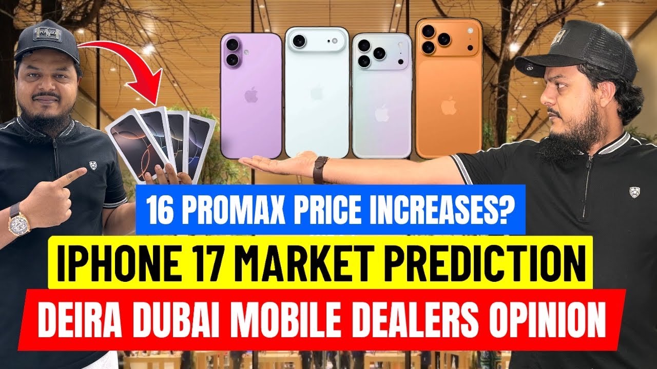 📱 “iPhone 16 Pro Max Price Up in Dubai | Dealers Reveal iPhone 17 ...