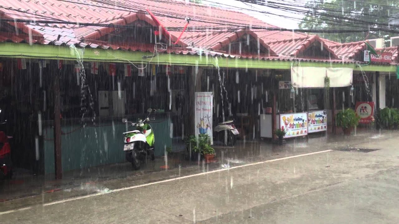koh samui rain :-) - YouTube