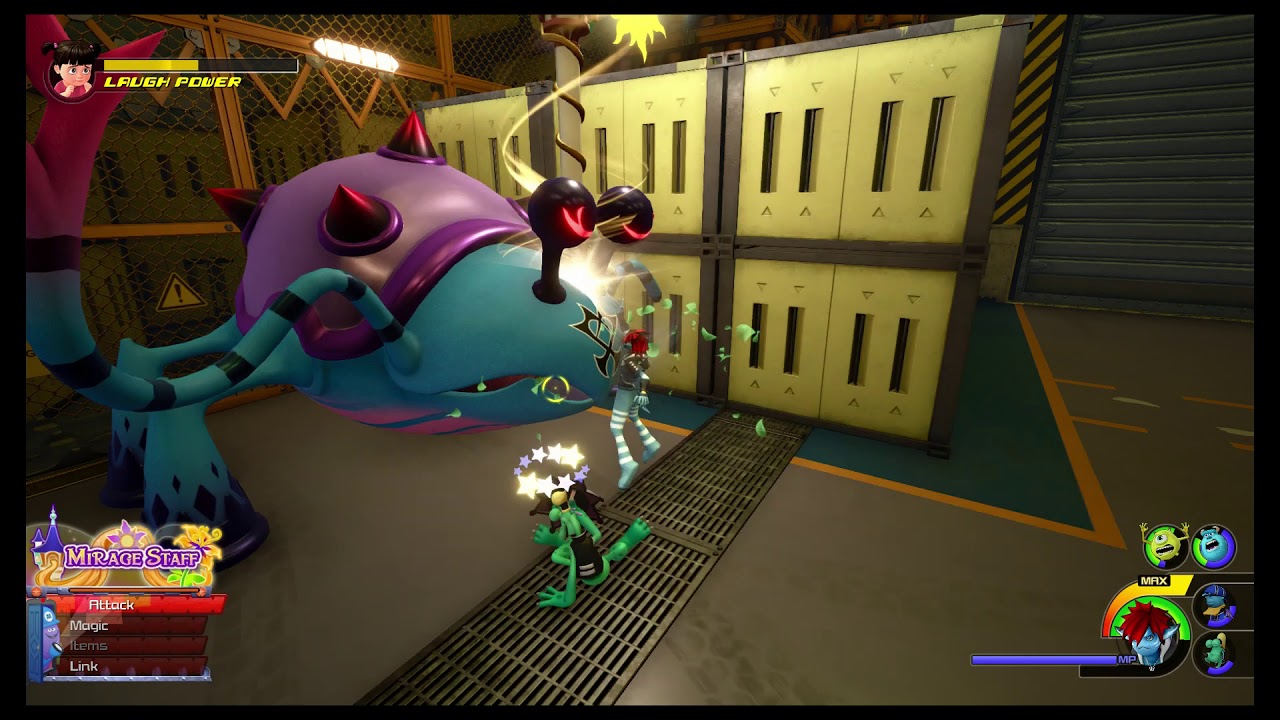 Kingdom Hearts 3 - Monsters Inc: Get Ride of the Unversed Scaring Boo ...