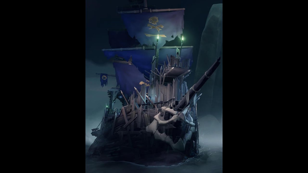 Sinking my first skeleton ship - Sea of Thieves - YouTube