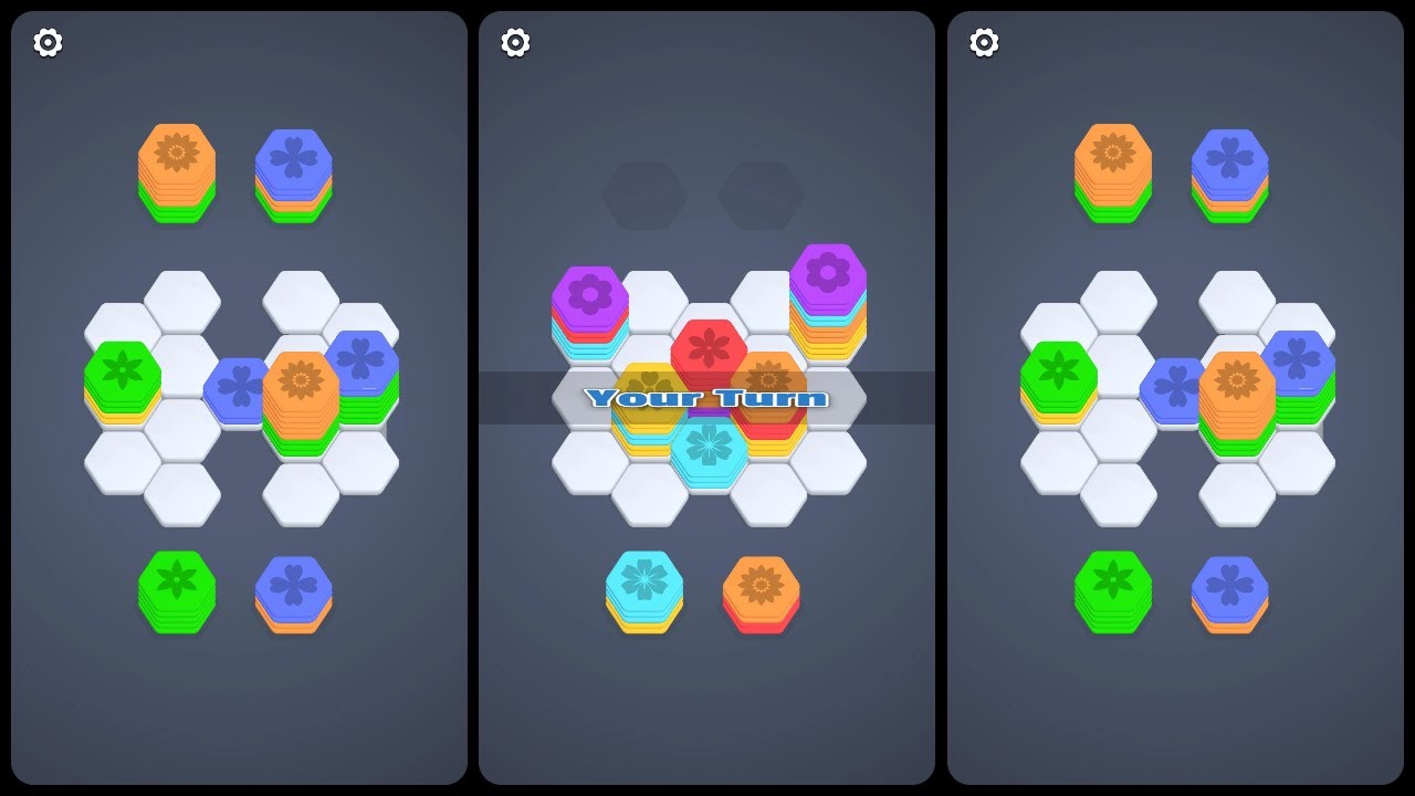 Hexagon Match Race Mobile Game | Gameplay Android - YouTube