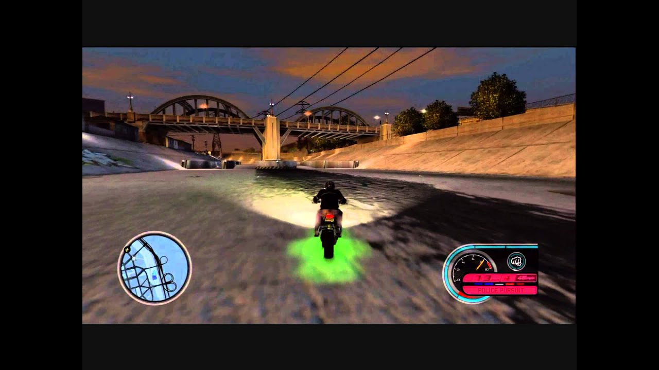 Midnight Club Los Angeles - Police Chase - YouTube
