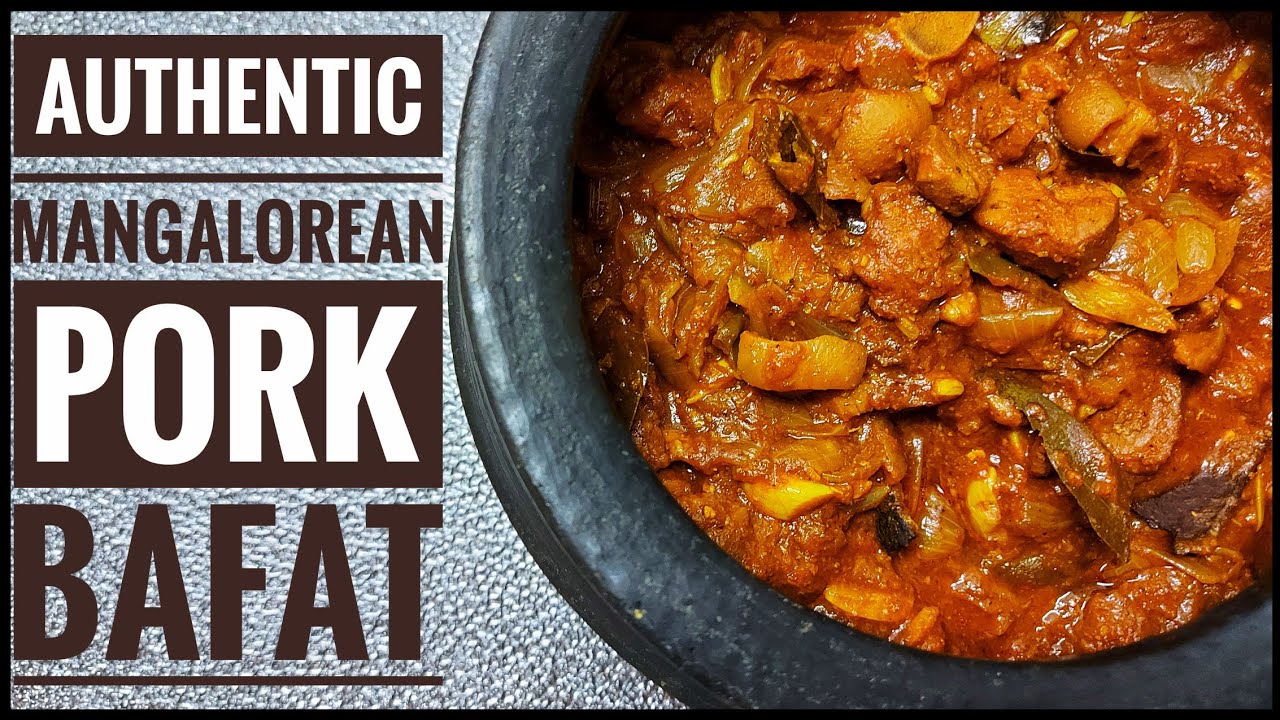 ದುಕ್ರಾಮಾಸ್ ಭಾಫತ್ (ವಾಟುನ್ ಘಾಲ್ನ್) | Authentic Pork Bafat (Grandma's ...