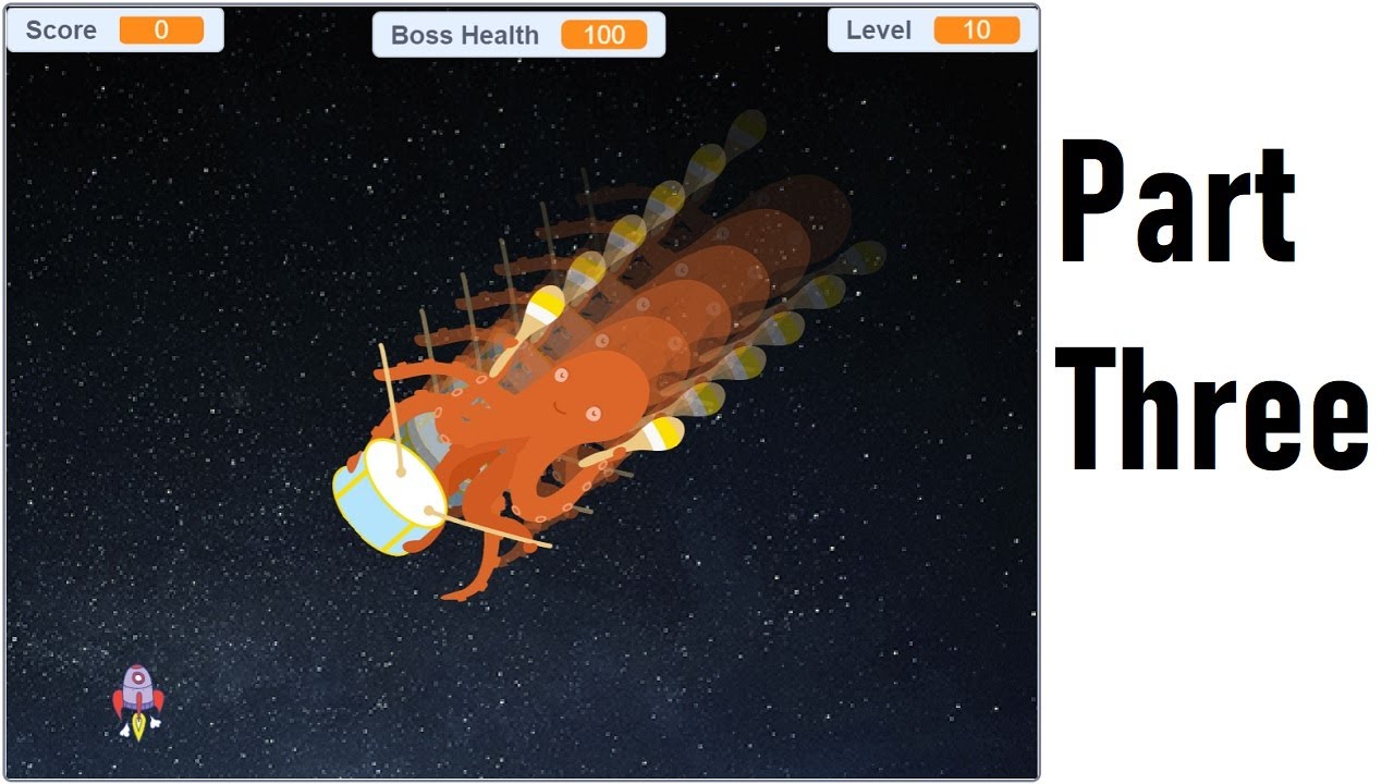 How to put a Boss Battle in your SCRATCH game (Part 3: Seek and Destroy ...