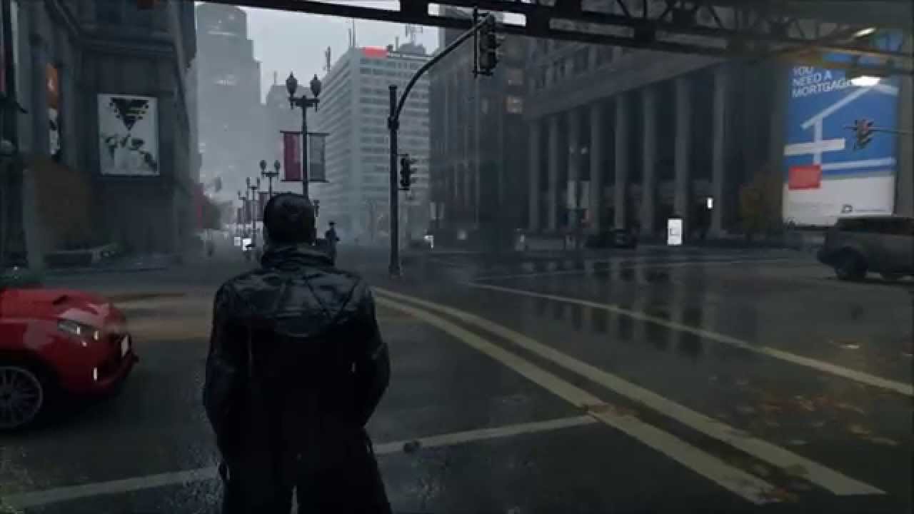 Watch Dogs - Ultra Settings + E3 2012 Mod - Walking through the Rain ...
