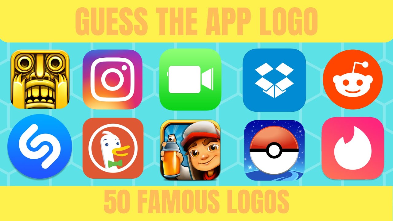 Guess the App Logo in 5 Seconds | 50 Famous Apps Logos - YouTube