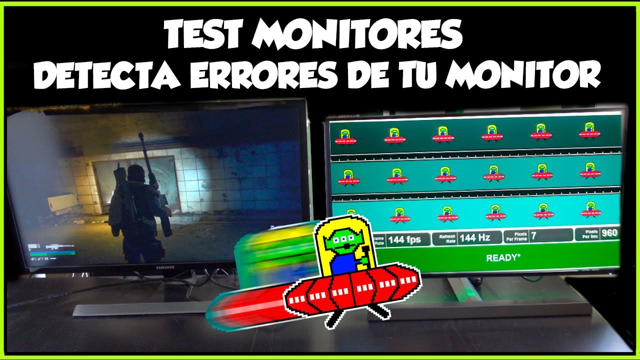 TEST PARA MONITORES Y COMPROBAR DEFECTOS DE IMAGEN O SI TU MONITOR ...