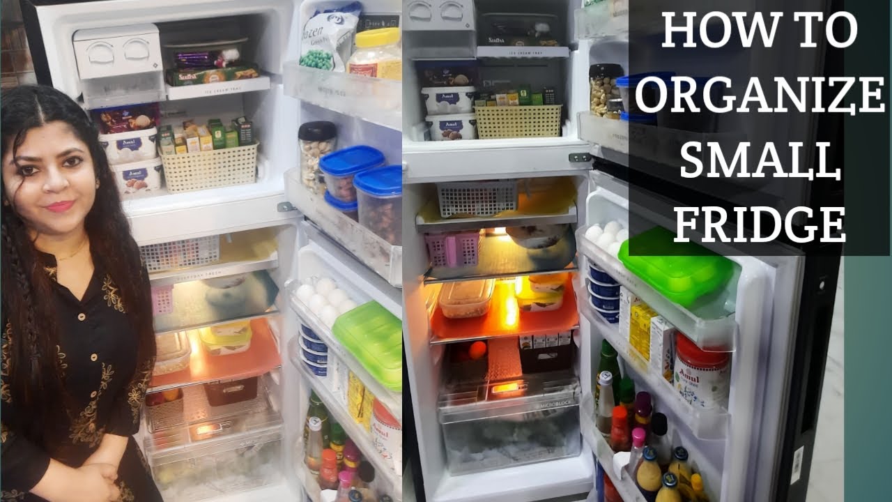 How To Organize SMALL Fridge | Fridge Tour | Indian Fridge Organization ...