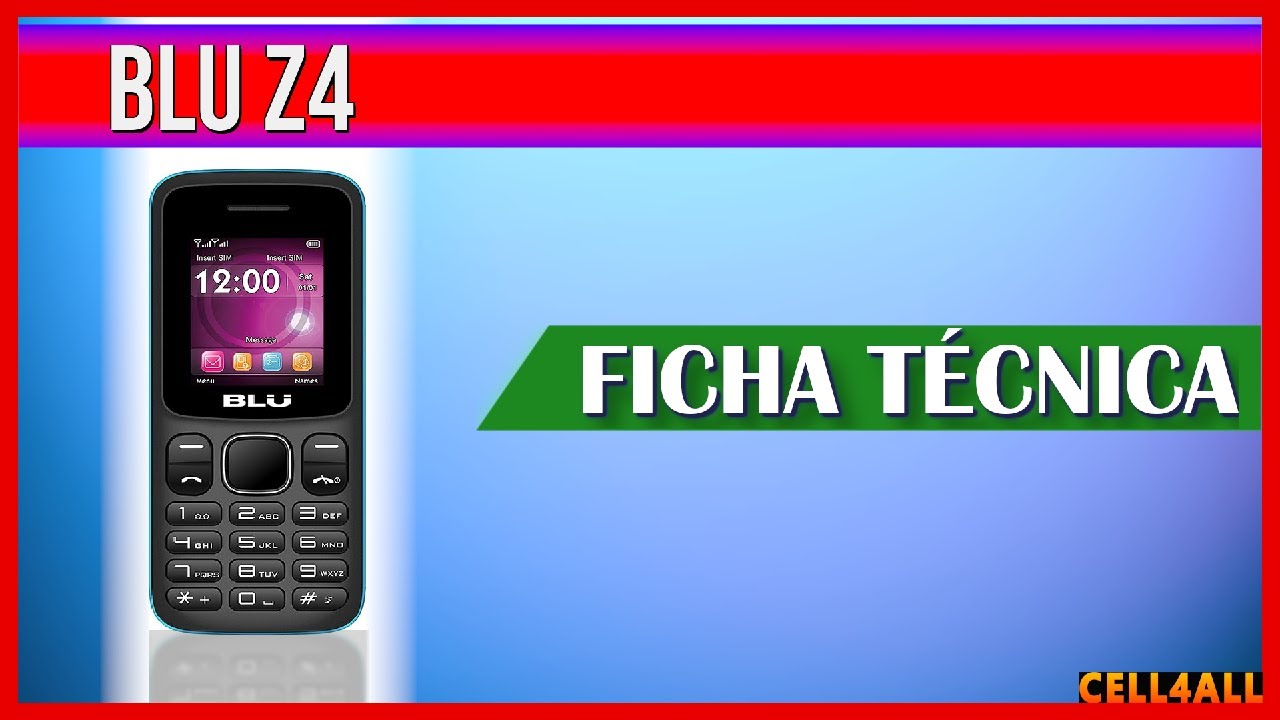 Blu Z4 | Ficha Técnica - YouTube