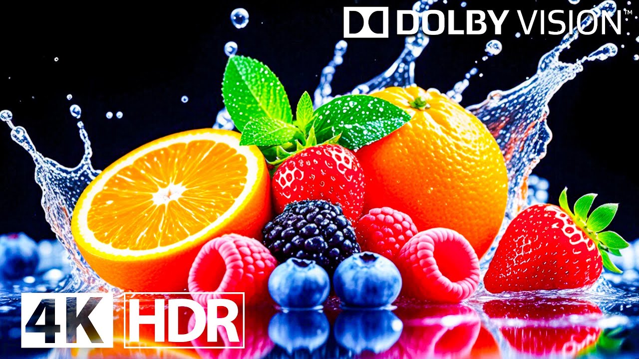 Delicious Fruits in 4K HDR Dolby Vision - 4K Video 120fps - YouTube