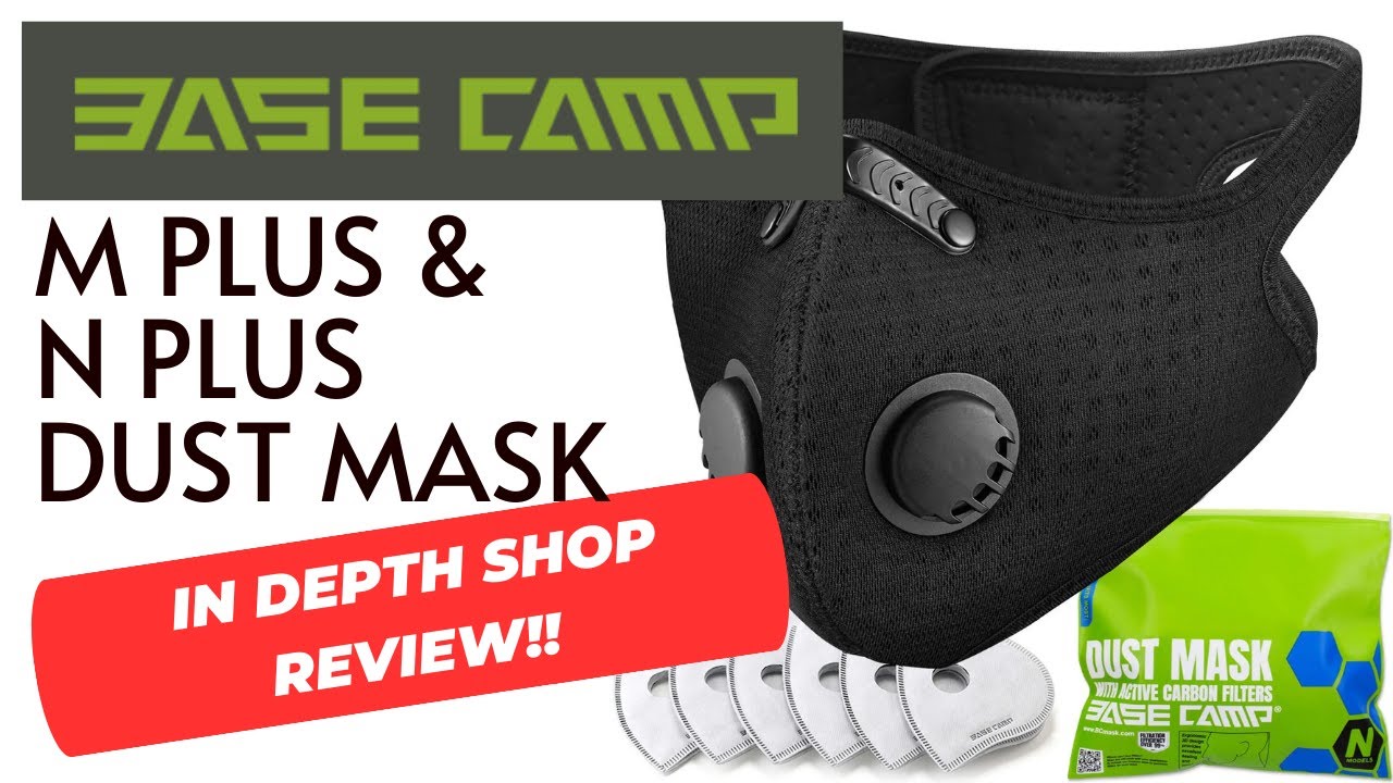 BASE CAMP N Plus Dust Mask Review!! - YouTube