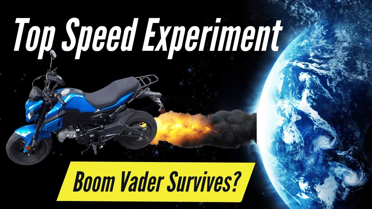 Boom Vader 125cc Top Speed Test: Mods for Max MPH! (Grom-Clone ...