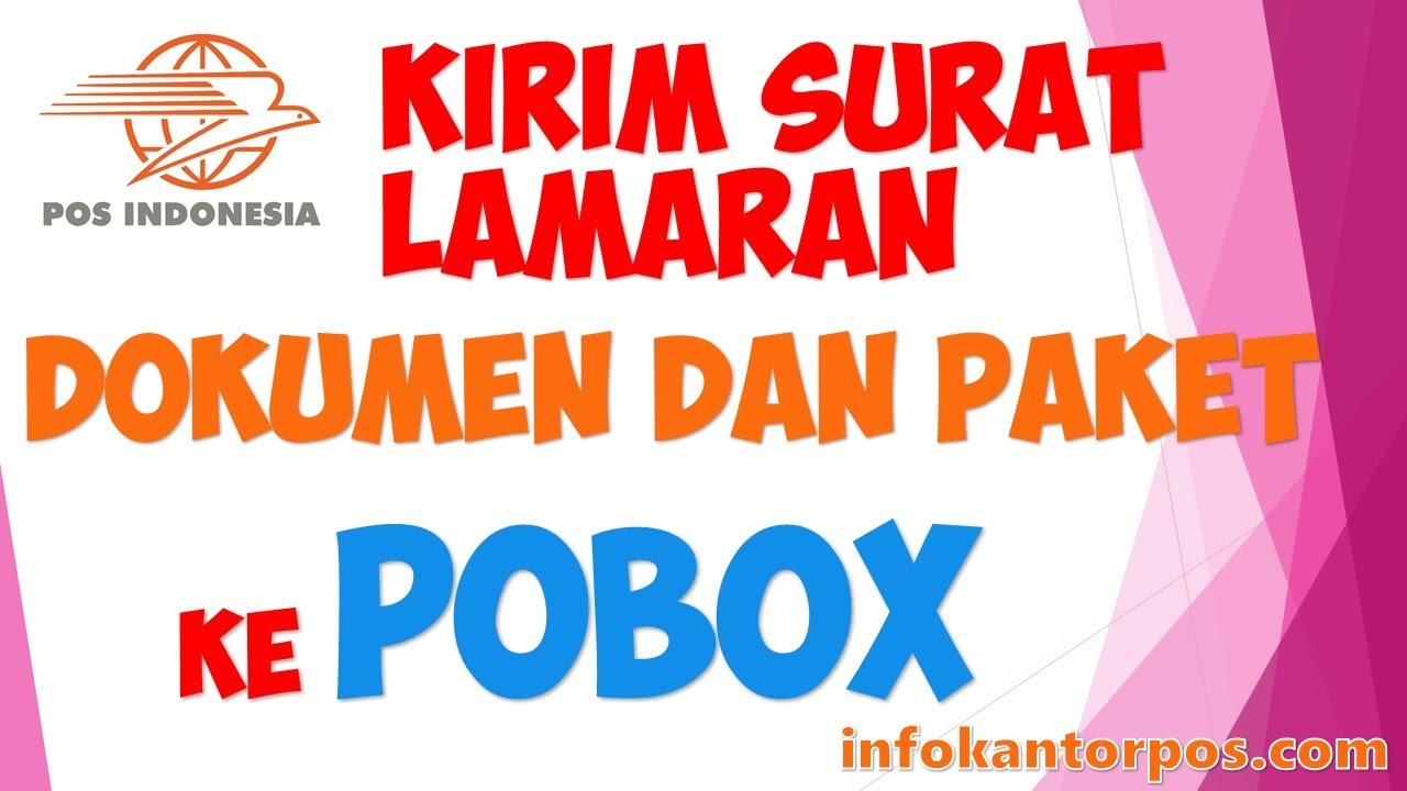 Cara Kirim Surat Atau Paket Ke POBOX Kantorpos - YouTube