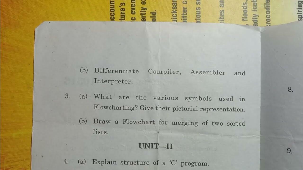 A)CSDE-12 (2014) PGDCA PREVIOUS YEAR QUESTIONS PAPER PROGRAMMING IN C KURUKSHETRA UNIVERSITY ...
