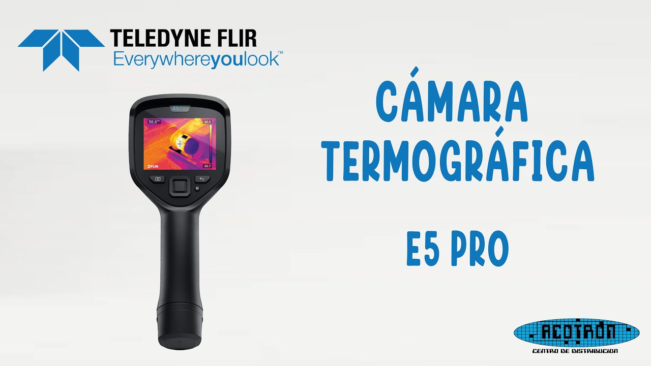 Cámara termográfica modelo E5 PRO marca FLIR - YouTube