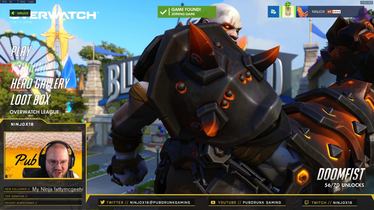 Beer and Bombs in Overwatch PubDrunk Gaming/Ninjox18 - YouTube