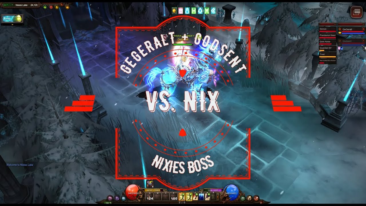 Gameplay - Nixies Lake Boss (Nix). - YouTube